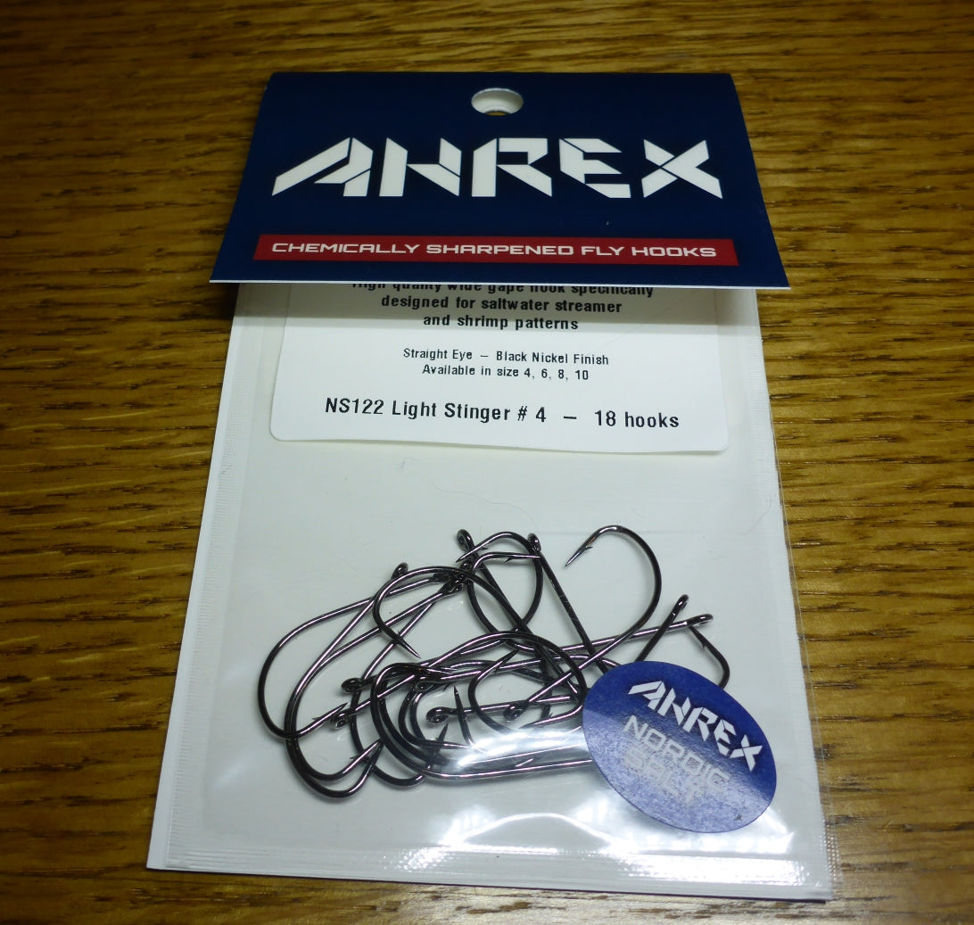Ahrex NS122 Nordic Salt Light Stinger Hooks - Troutlore Fly Tying