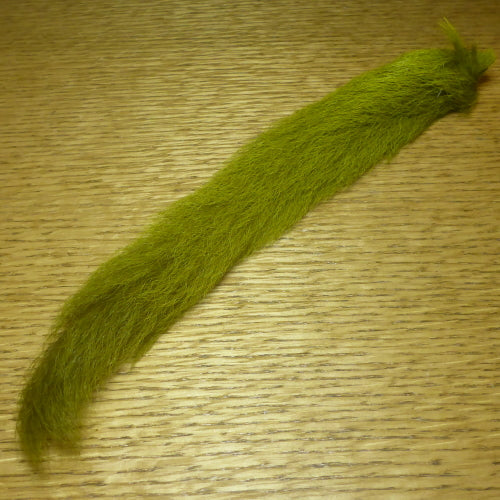 Hareline Calf Tail Olive - Troutlore Fly Tying