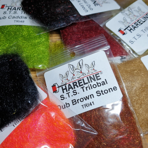 Hareline STS Trilobal Dubbing - Troutlore Fly Tying