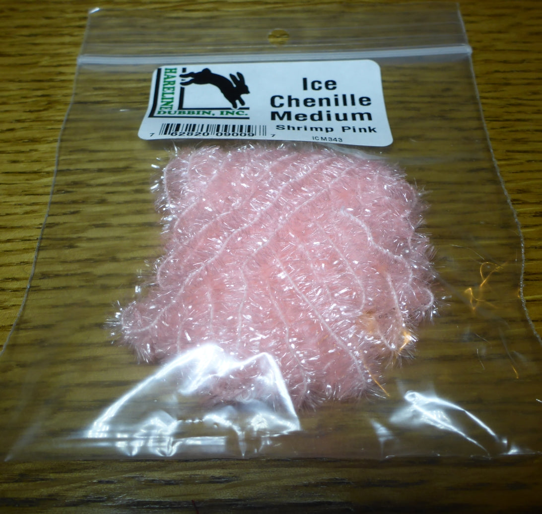 Ice Chenille - Shrimp Pink - Troutlore Fly Tying