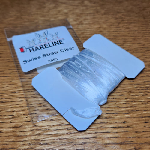 Hareline Swiss Straw – Clear - Troutlore Fly Tying