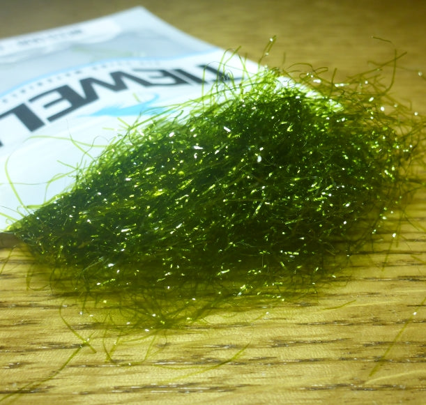 Tiewell Weed Dubbing - Olive - Troutlore Fly Tying