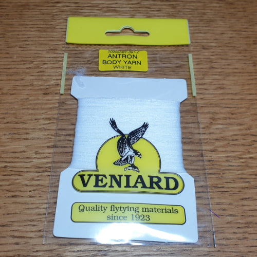 Veniard Antron Yarn White - Troutlore Fly Tying