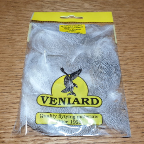 Veniard Mallard Drake Flank Feathers - Natural - Troutlore Fly Tying